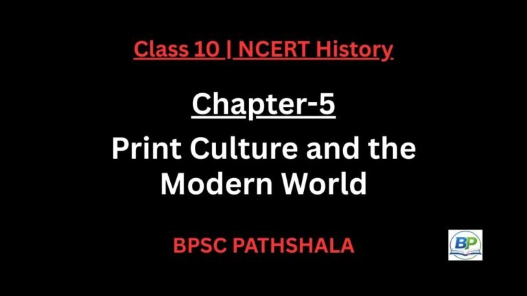 NCERT Class 10 History Chapter 5 – Print Culture and the Modern World ...